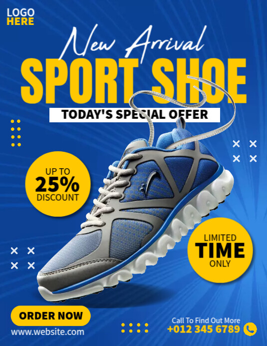 New Arrival Shoe Template | PosterMyWall