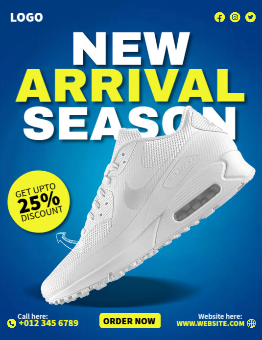 Plantilla de New Arrival Shoe | PosterMyWall