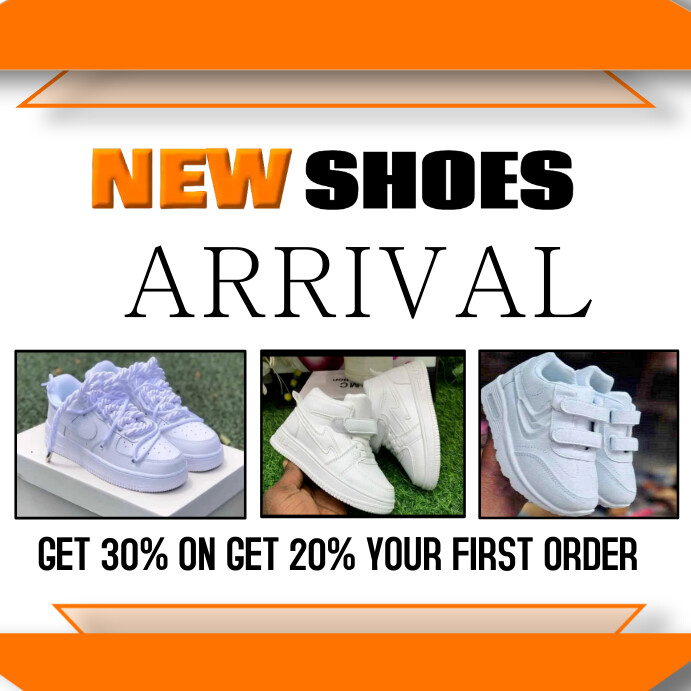 New arrival shoes design template | PosterMyWall