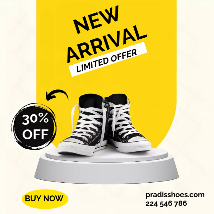 New Arrival shoes Template | PosterMyWall