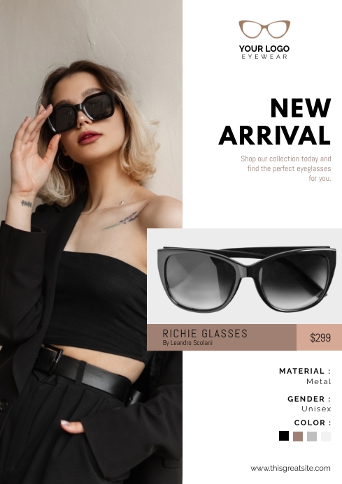 New Arrival SImple Brown Product Template | PosterMyWall