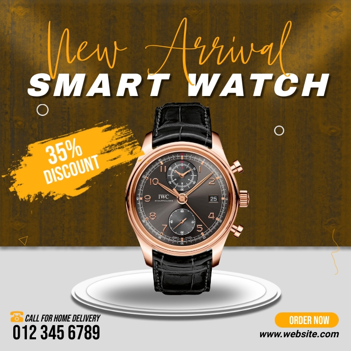New Arrival Smart Watch Template | PosterMyWall