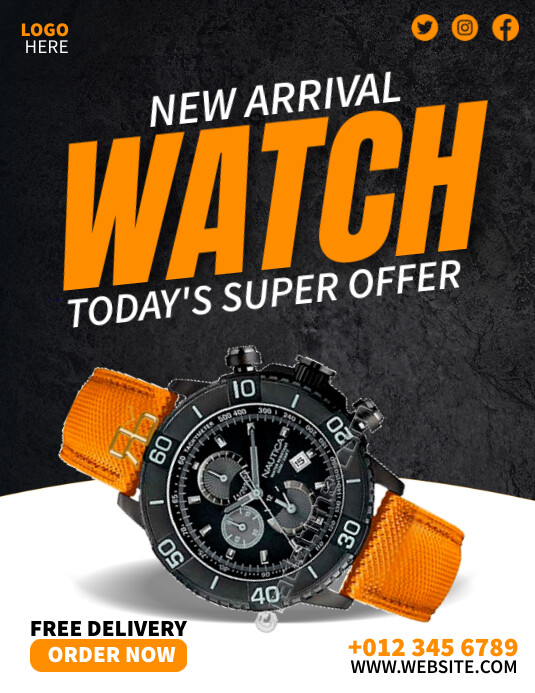 New Arrival Watch Template | PosterMyWall