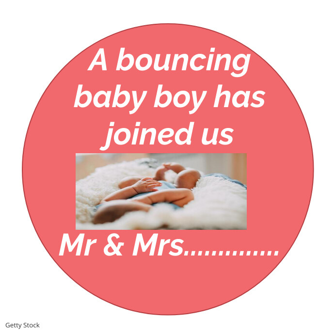 New baby announcement Template | PosterMyWall