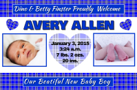 New Baby Boy Template | PosterMyWall