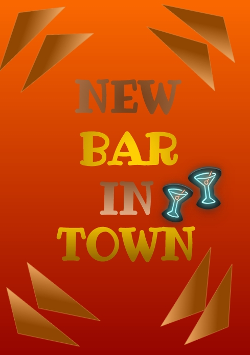 Copy of New Bar In Town Flyer | PosterMyWall
