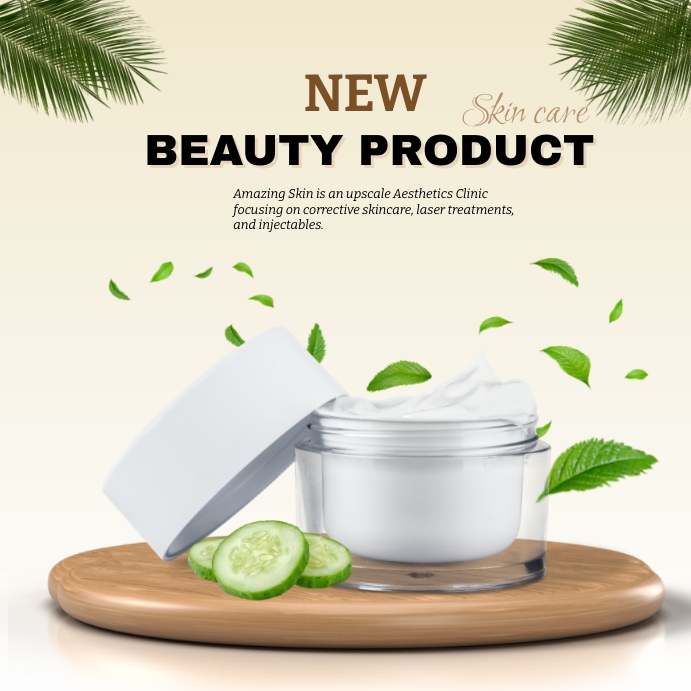Copy of new beauty product | PosterMyWall