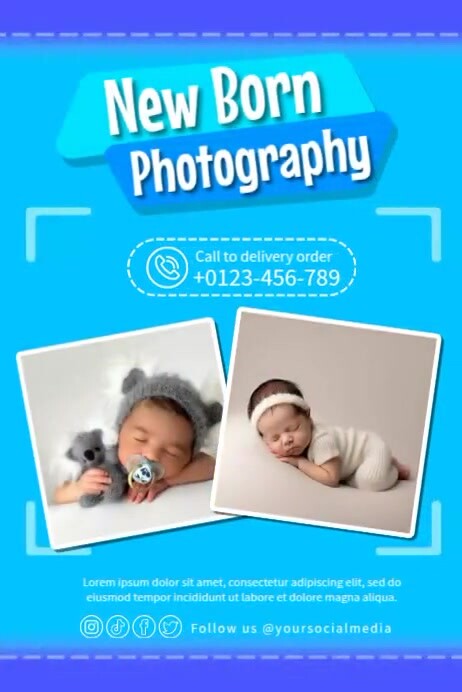 Copy of New Born Photography ads | PosterMyWall