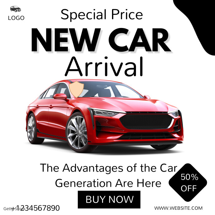 new car arrival template | PosterMyWall