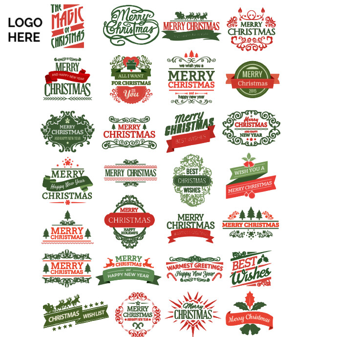 New Christmas logo Template | PosterMyWall