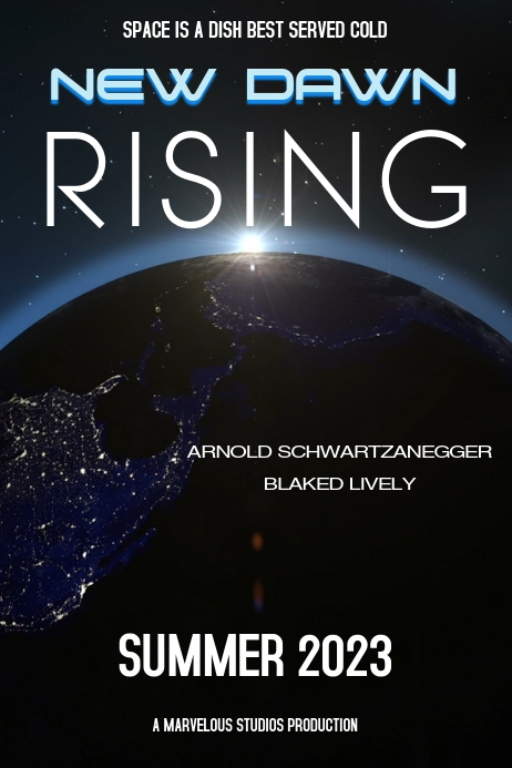 Copy of New Dawn Rising Poster | PosterMyWall