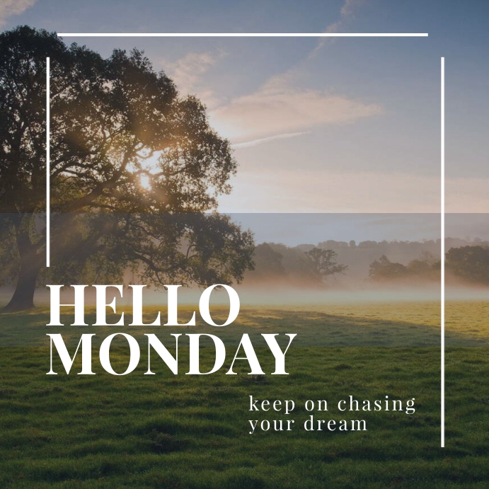 New Day Greeting Social Media Template | PosterMyWall