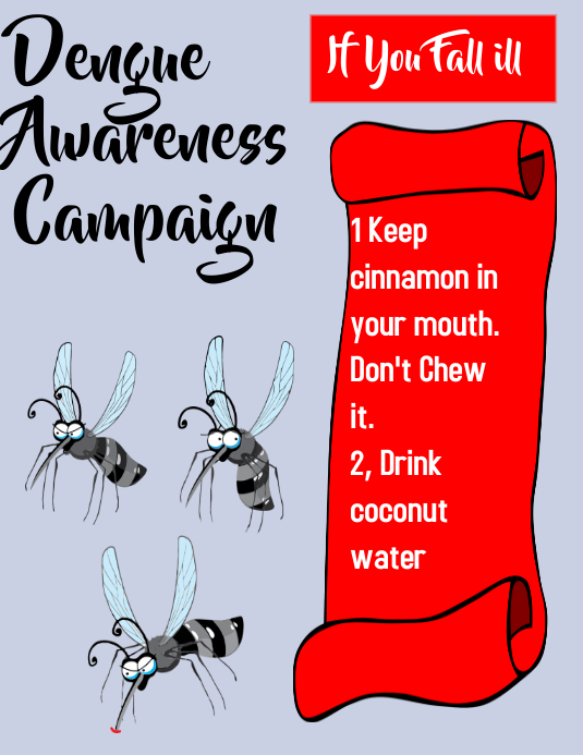 Copy of new dengue awareness poster | PosterMyWall