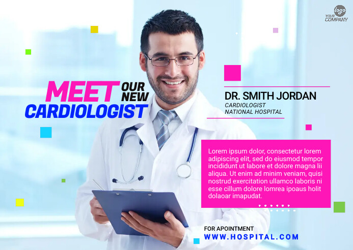 New Doctor Bio Template | PosterMyWall