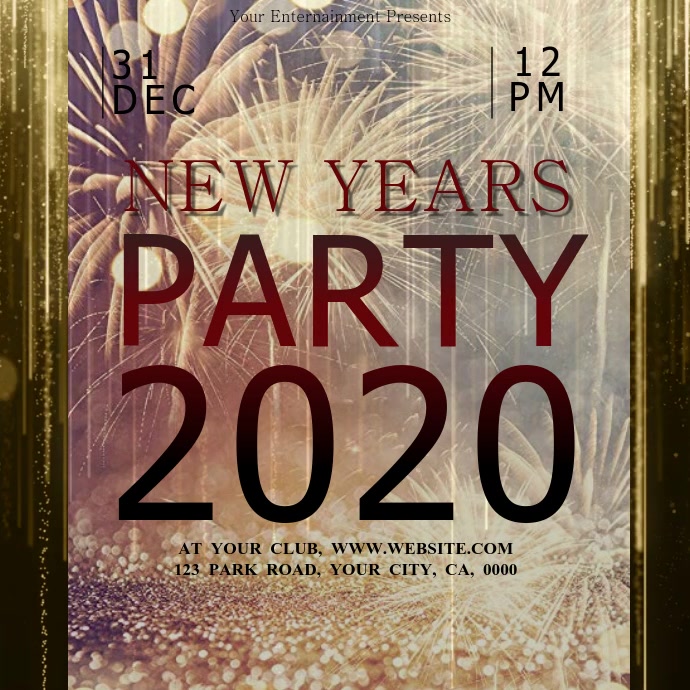 New ears Event Flyer Template | PosterMyWall