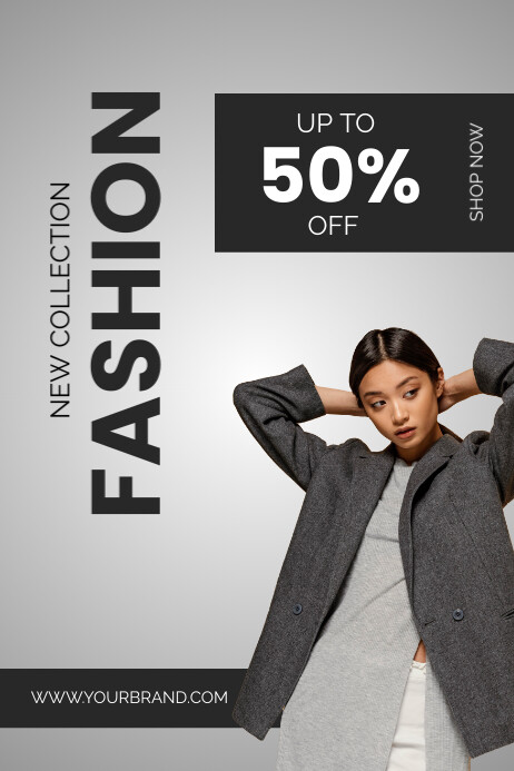 Modèle New Fashion Collection Promo Poster Flyer | PosterMyWall