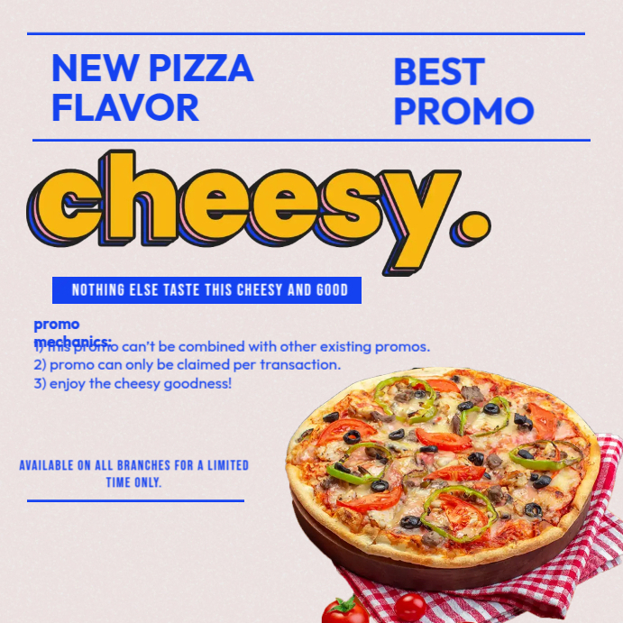 New Flavor Chessy Template | PosterMyWall