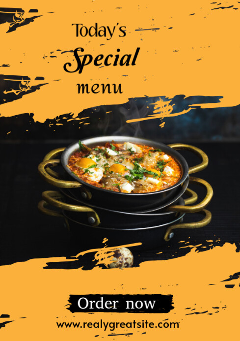 New food special menu Instagram poster template design | PosterMyWall