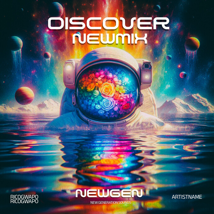 New Generation Sounds Album Artwork Template | PosterMyWall