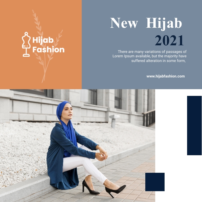 New Hijab Fashion AD Template | PosterMyWall