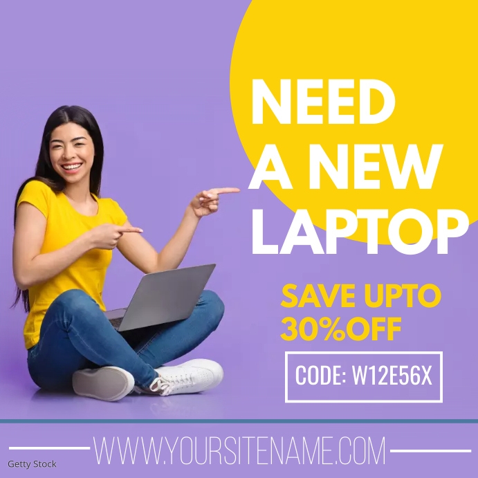 New Laptop Sale Instagram Template | PosterMyWall