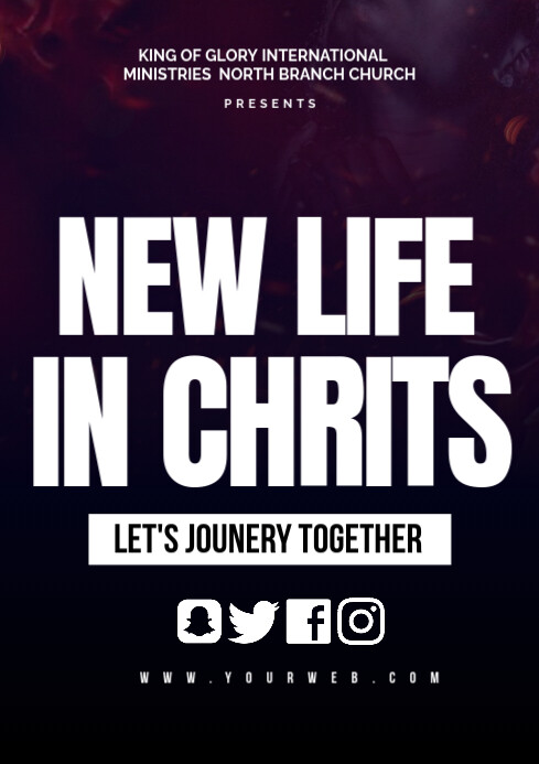 new life in christ Template | PosterMyWall