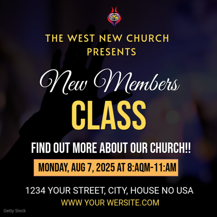 New Members Class Template | PosterMyWall