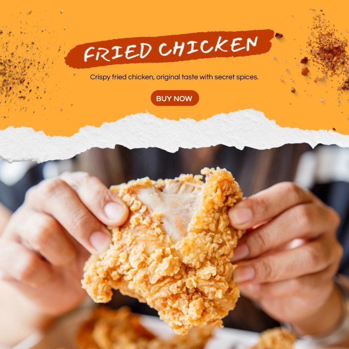New Menu Fried Chicken Template | PosterMyWall