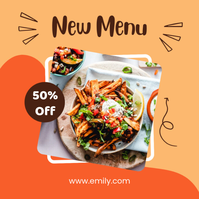 New Menu poster Template | PosterMyWall