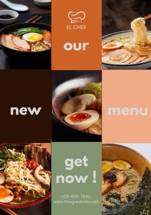 New Menu Restaurant Video Template | PosterMyWall