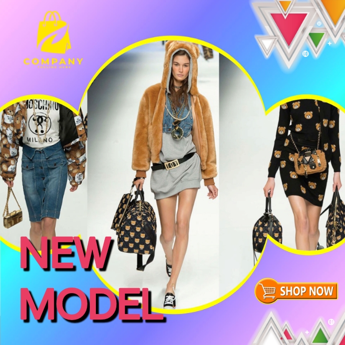 New Model Template | PosterMyWall