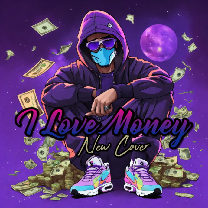 Copy of new money album cover design | PosterMyWall