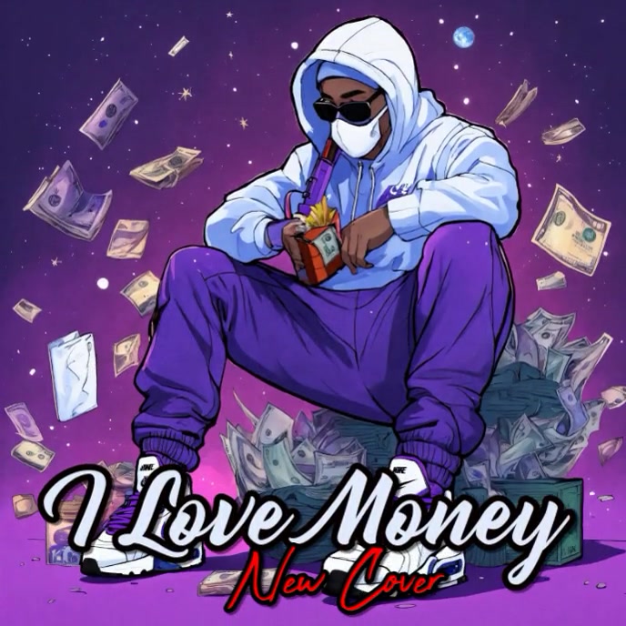 Copy of new money album cover design | PosterMyWall