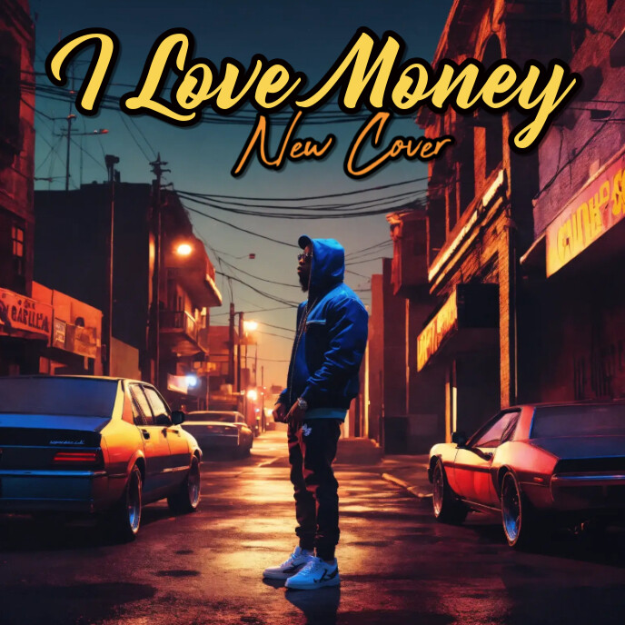 Copy of new money album cover design | PosterMyWall