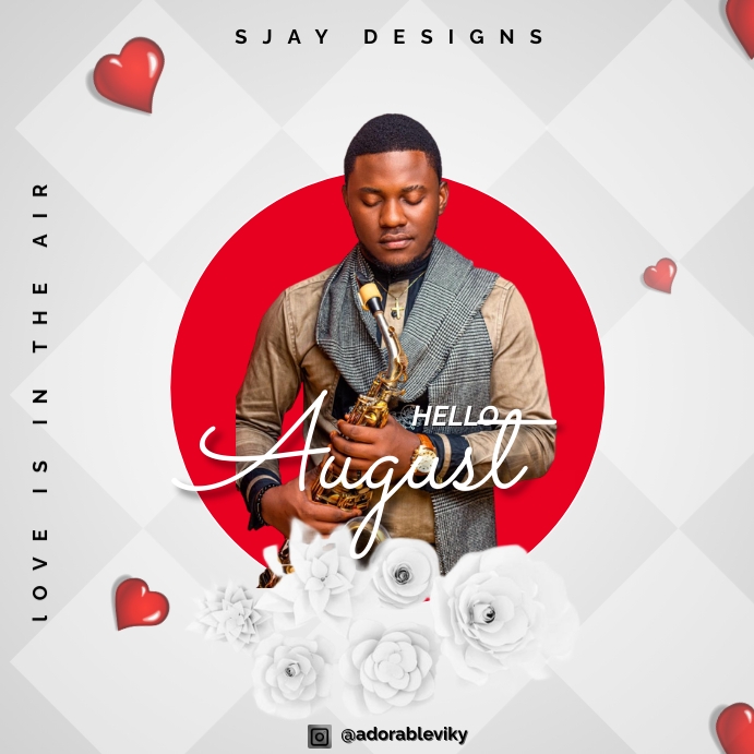 New Month August Birthday Greeting Flyer (8) Template | PosterMyWall