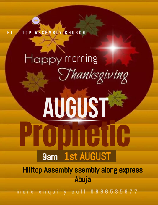 NEW month August church Template | PosterMyWall