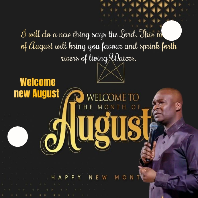 New month/ August Template | PosterMyWall