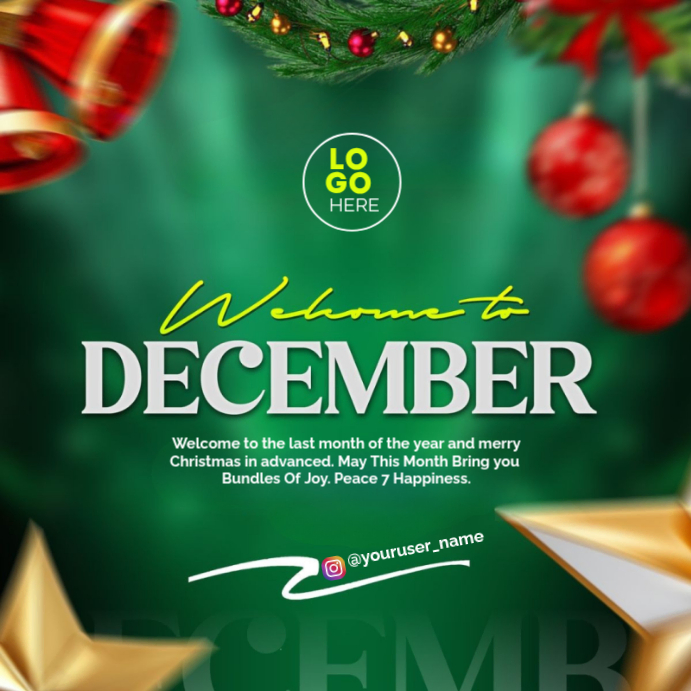 new month december Template | PosterMyWall
