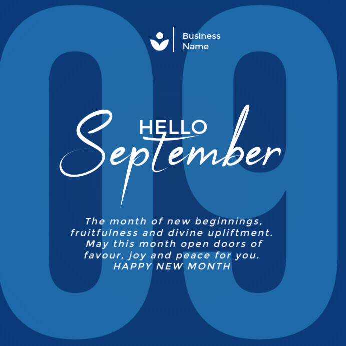 New month design for September Template | PosterMyWall