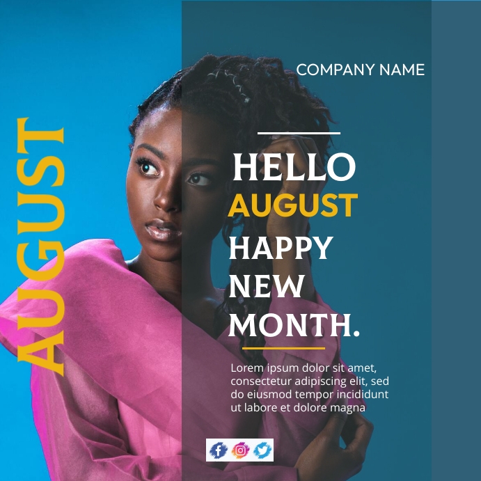 New Month Template | PosterMyWall