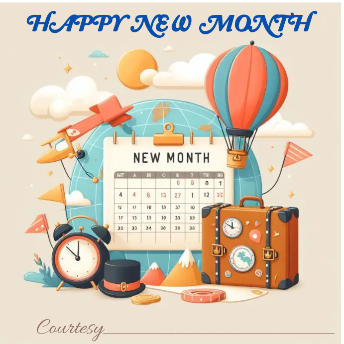 Plantilla de New Month | PosterMyWall