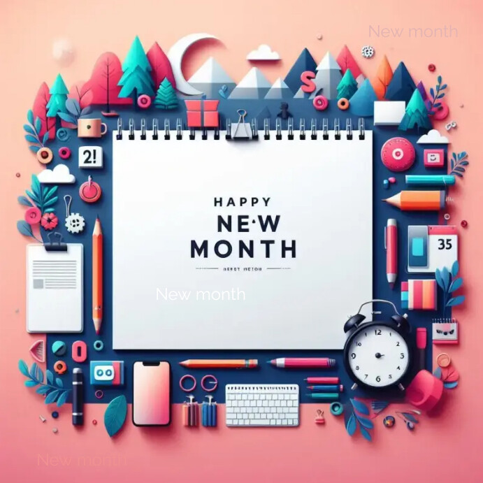 New month Template | PosterMyWall