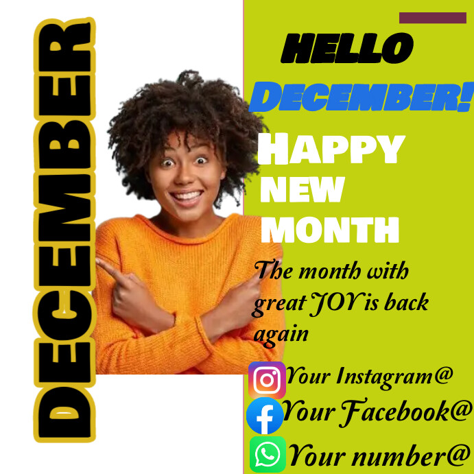 New month Template | PosterMyWall