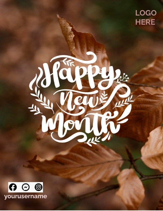 Plantilla de NEW MONTH FLYER | PosterMyWall