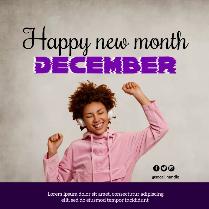 new month flyer template | PosterMyWall