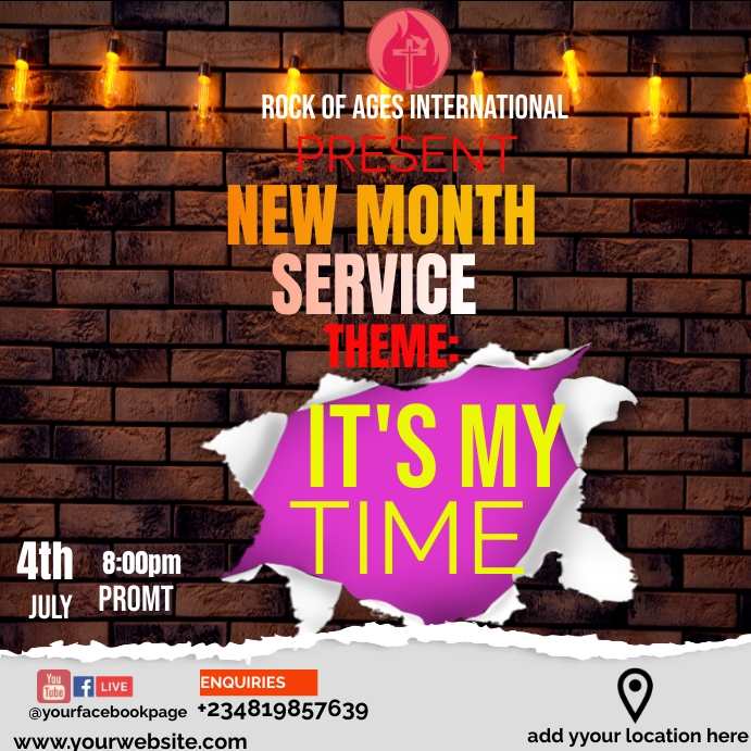 Copy of NEW MONTH FLYER TEMPLATE | PosterMyWall
