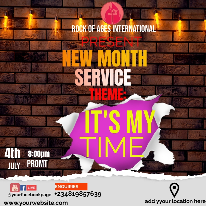 Copy of NEW MONTH FLYER TEMPLATE | PosterMyWall