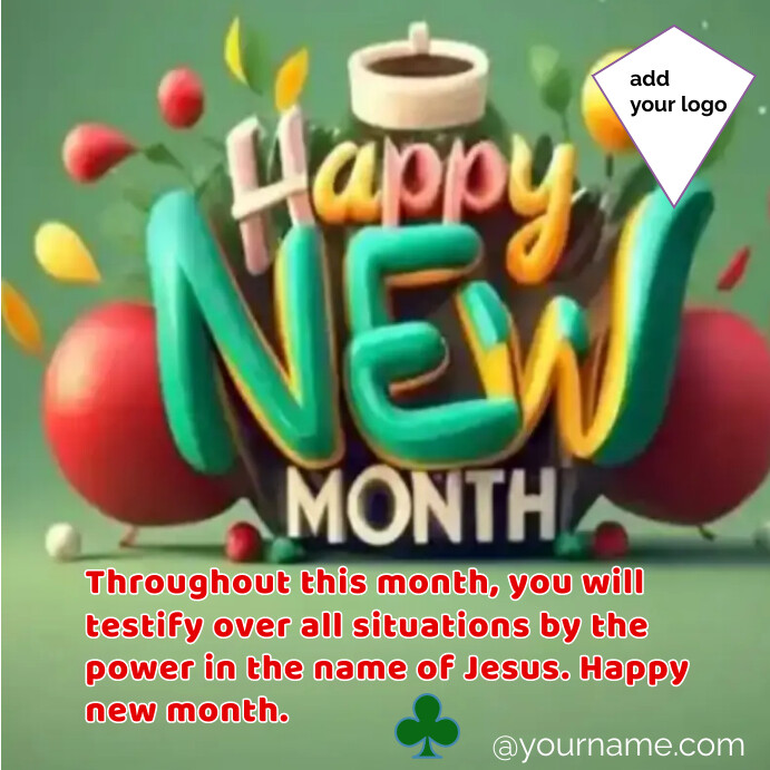 New Month Greetings and Inspirational Quotes Template | PosterMyWall