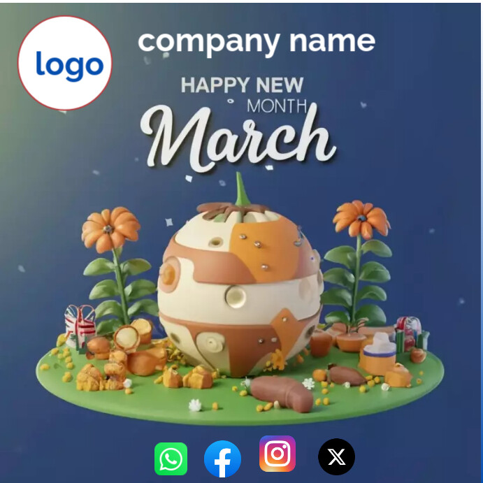 New month Instagram template | PosterMyWall