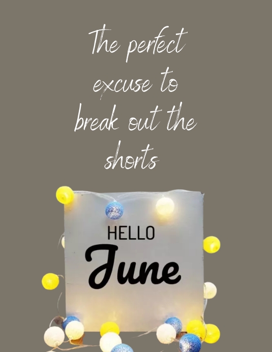 New Month June Template | PosterMyWall